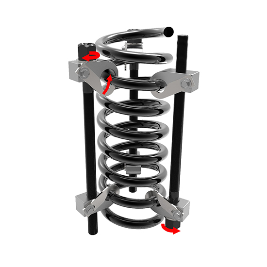 Coil Spring Compressor - Sergia-Taiwan Hand Tools Manufacturer